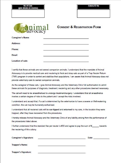 Documents Gallery - Ireland's TNR Manual